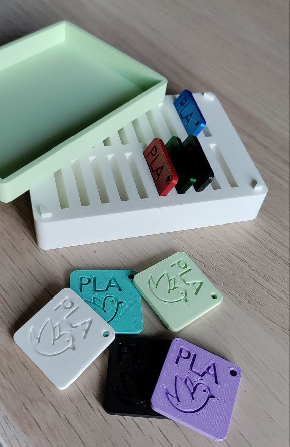 Filament Color Swatch Box by Dimensional_Whi - MakerWorld