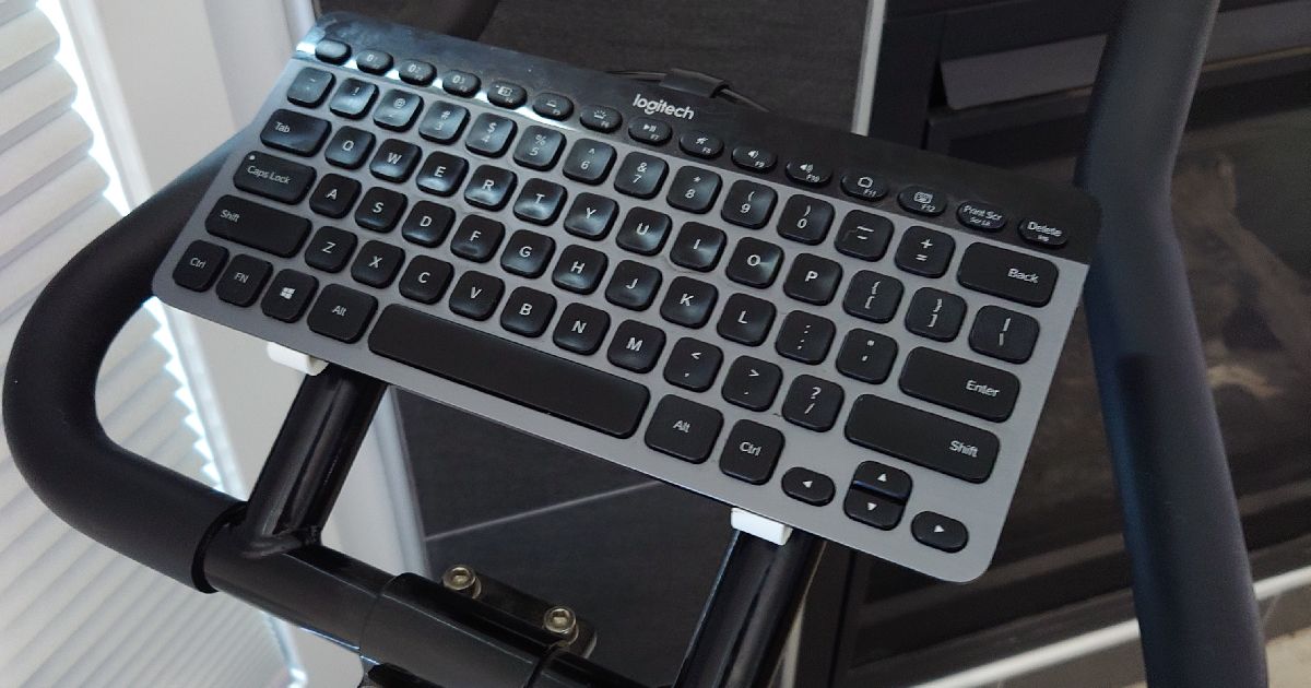 Excersize Bike Keyboard Holder by BLcraft | Download free STL model ...