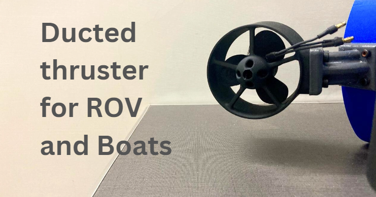 Ducted Thruster with propeller for ROV and Boats by Modulexe3D ...