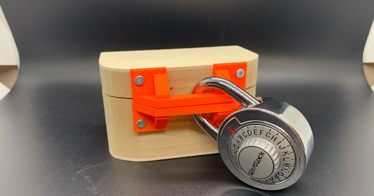 Small locking bar for wooden boxes by k.makesstuff | Download free STL ...