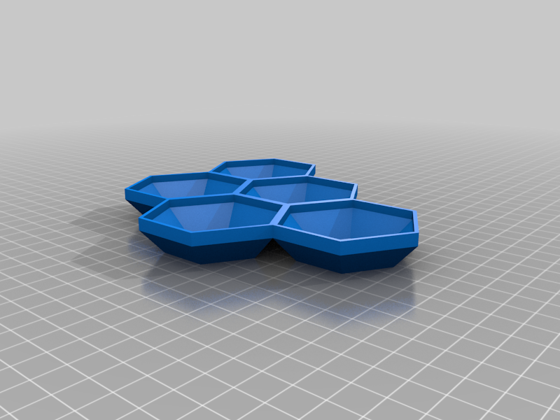 Hex Trays by inoffensiveLama | Download free STL model | Printables.com