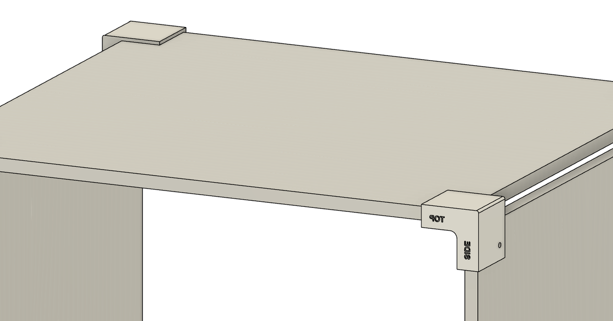 Workbench modular parts (Top corner) V2 by 42workshop | Download free ...