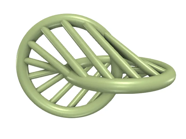 Swirl, Möbius, Oloid, Anti Oloid (OpenSCAD) by Stone Age Sculptor ...