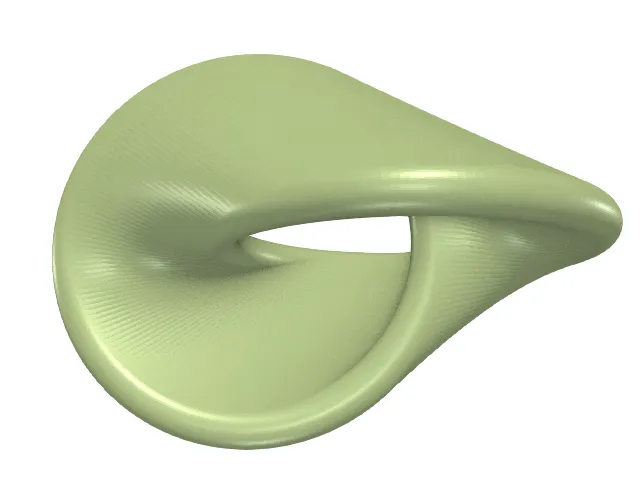 Swirl, Möbius, Oloid, Anti Oloid (OpenSCAD) by Stone Age Sculptor ...