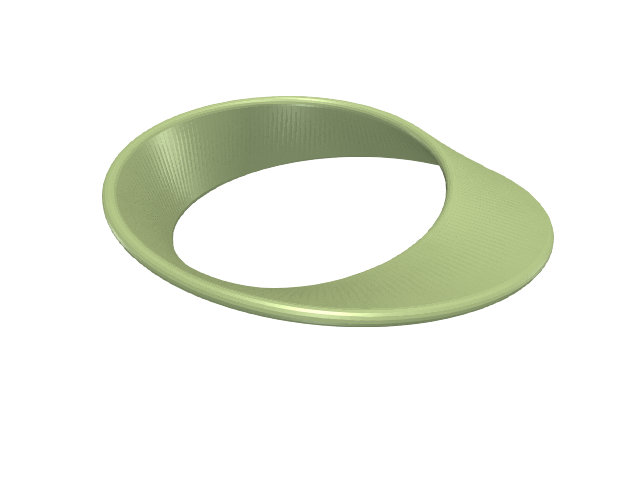 Swirl, Möbius, Oloid, Anti Oloid (OpenSCAD) by Stone Age Sculptor ...