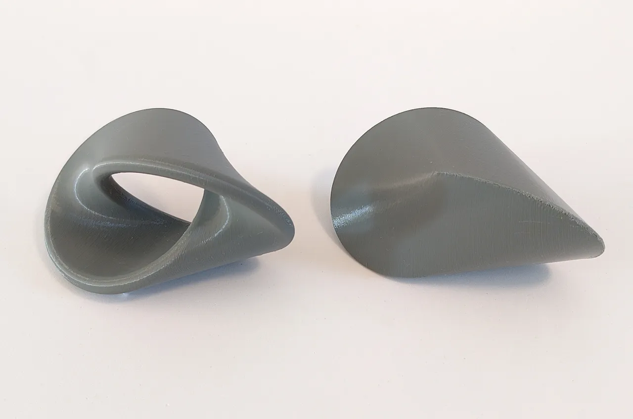 Swirl, Möbius, Oloid, Anti Oloid (OpenSCAD) by Stone Age Sculptor ...