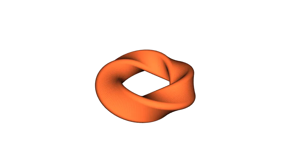 Swirl, Möbius, Oloid, Anti Oloid (OpenSCAD) by Stone Age Sculptor ...