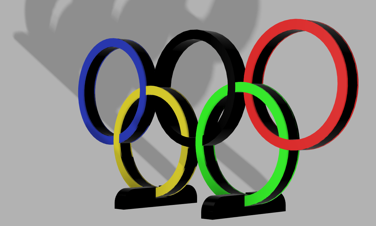 Olympic rings for MMU by dym801 | Download free STL model | Printables.com