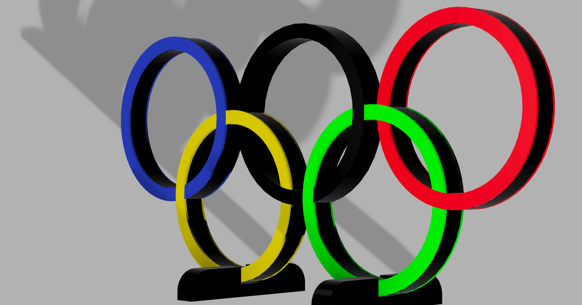 Olympic rings for MMU by dym801 | Download free STL model | Printables.com