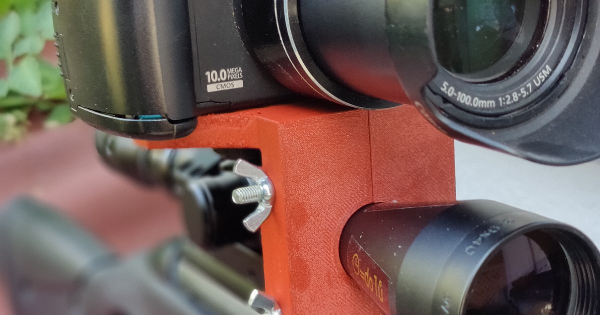 Camera Mounting Rig for Gamo Air Rifle by SvobodaT | Download free STL ...