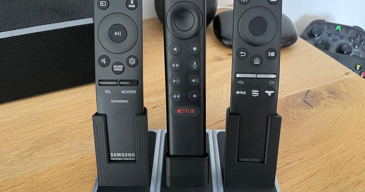 Nvidia Shield Remote Holder by Danny712 | Download free STL model ...