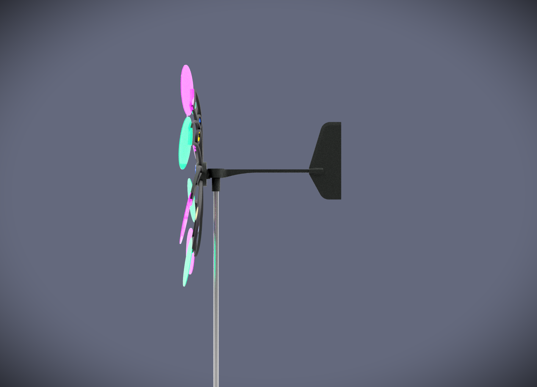 Hypnotic Spin Wheel with Tail Fin (see animation) by arevi | Download ...