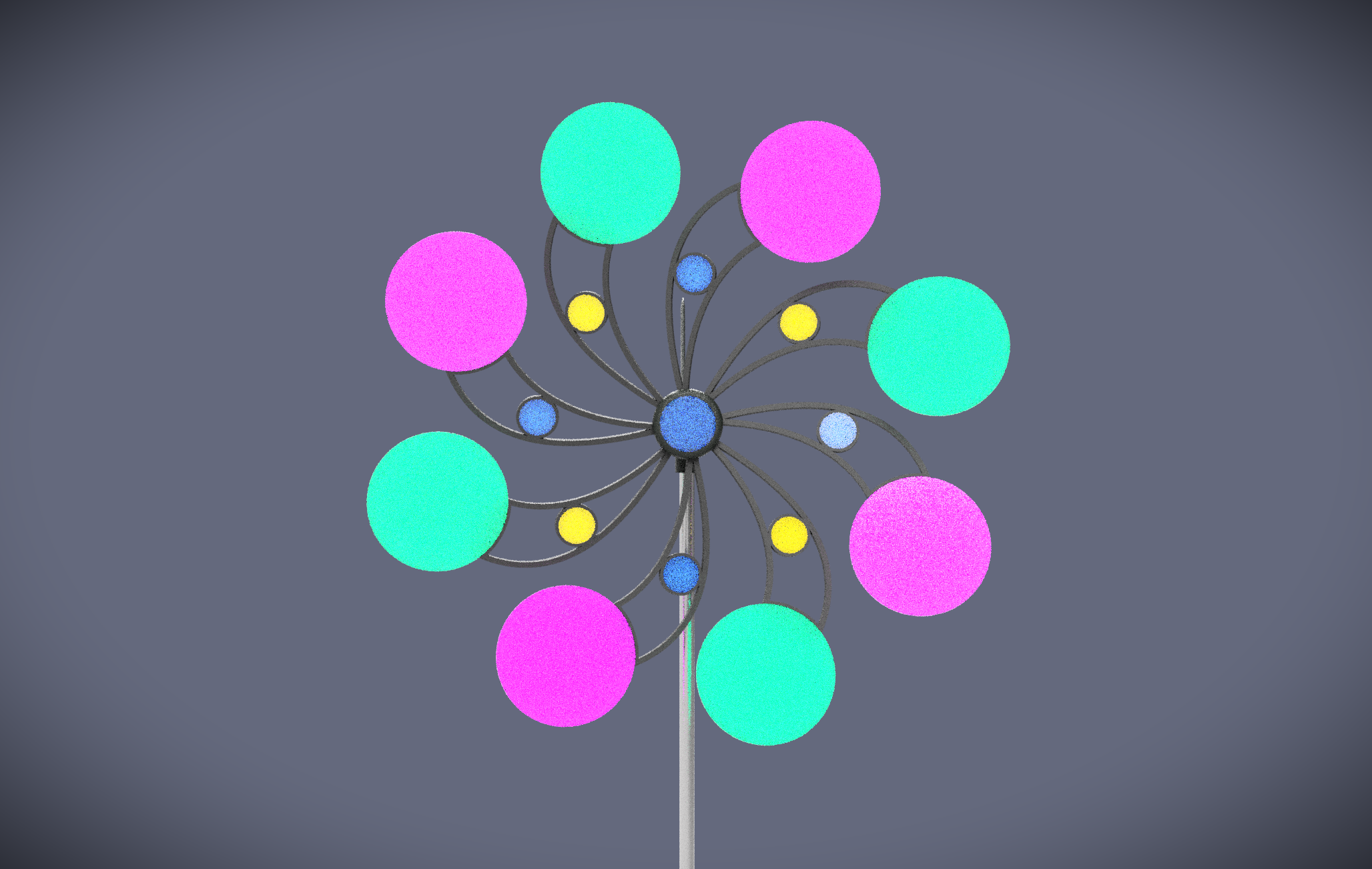 Hypnotic Spin Wheel with Tail Fin (see animation) by arevi | Download ...