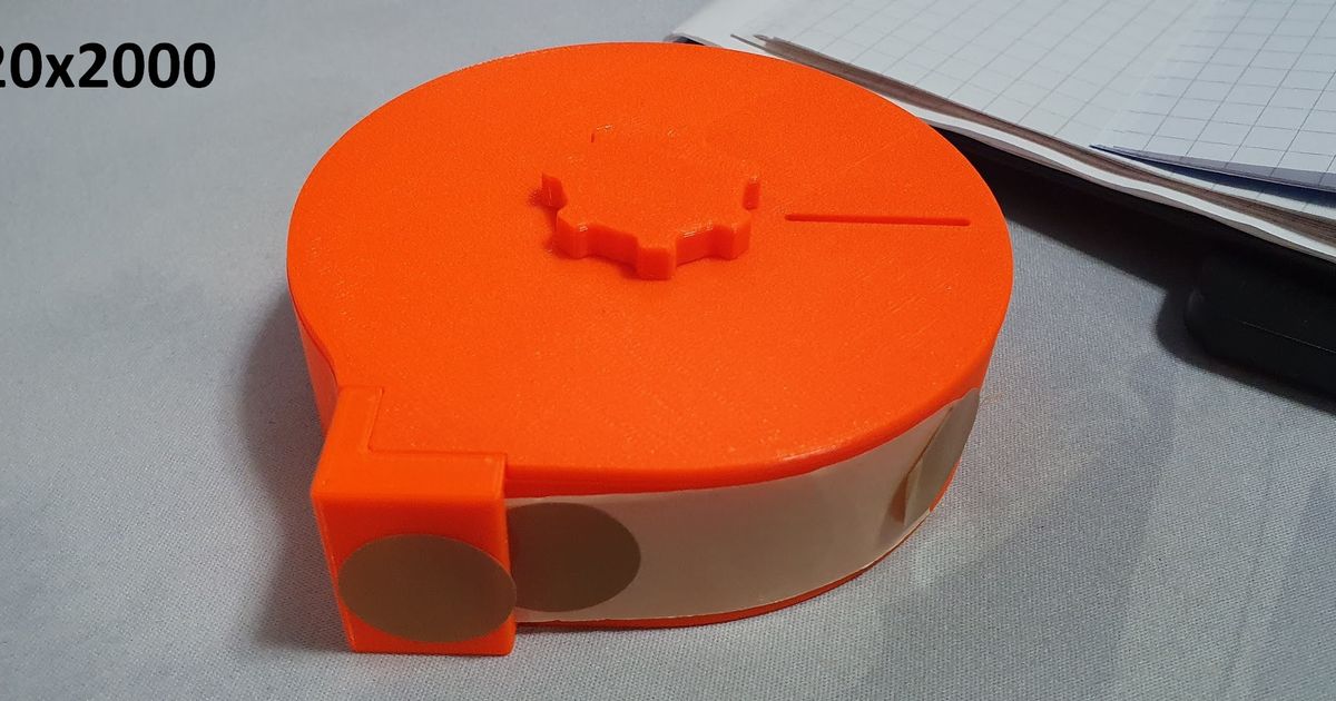 20x2000 target sticker dispenser by Petri | Download free STL model ...