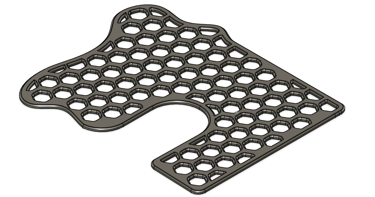 Honeycomb Wrist Cast by Sebi_Deka | Download free STL model ...