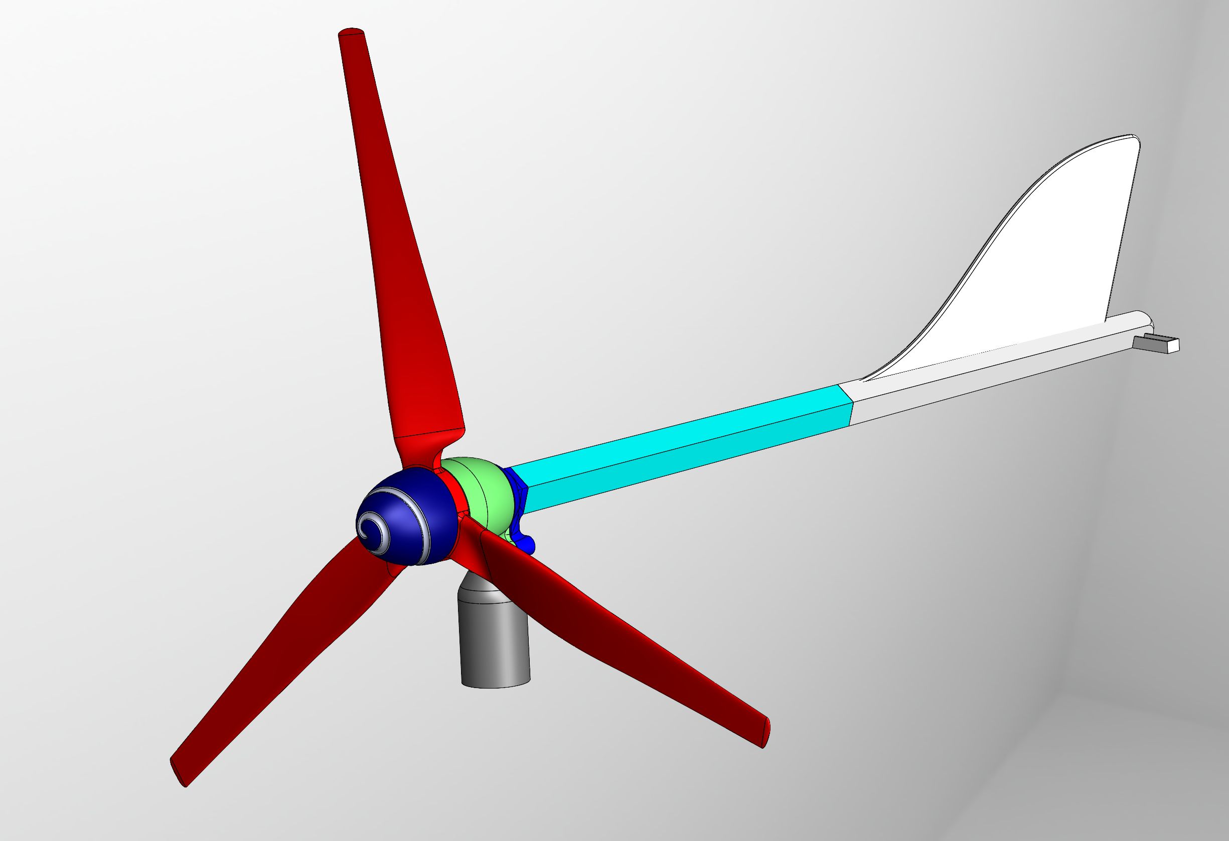 Small wind turbine mk4 by rosch8 | Download free STL model | Printables.com