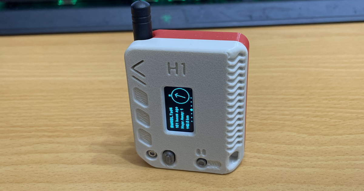 H1 Big Case for Heltec V3 running Meshtastic by mailiou | Download free STL model | Printables.com