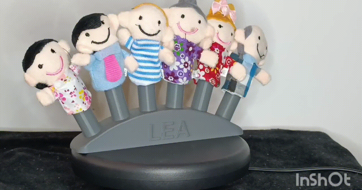 stand for finger puppets by kilar p | Download free STL model ...