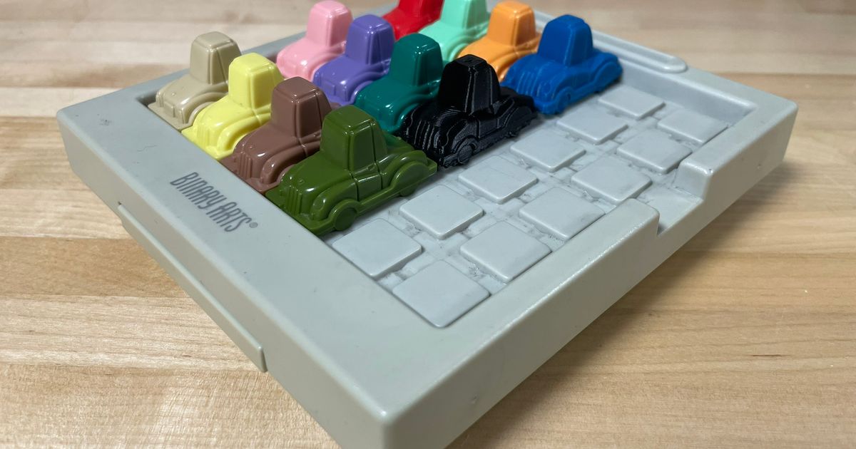 Missing car for logic game by julien3d.cvm | Download free STL model ...