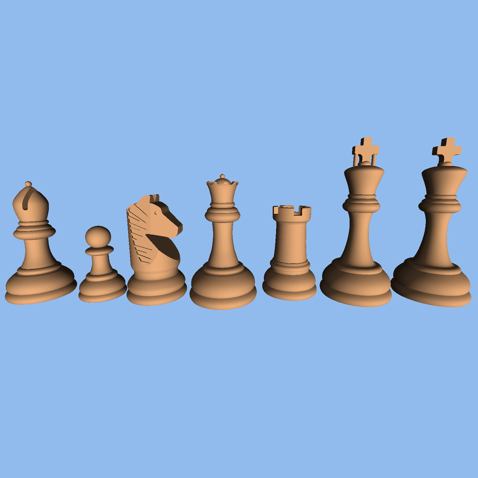 Chess pieces by Samuel_3d | Download free STL model | Printables.com