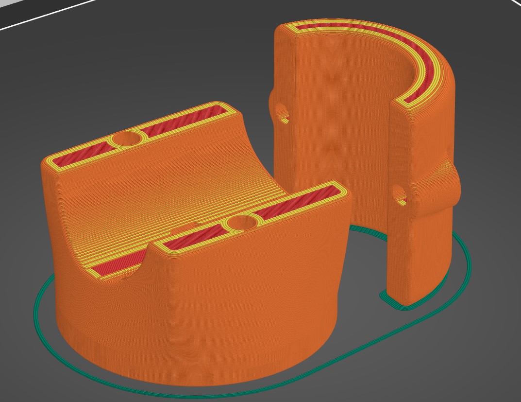 Kryptonite lock mount on 28 mm tube by Arnaud Rastetter | Download free ...