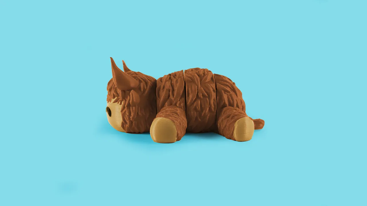 Articulated Little Buffie Flexi by PinkyWings | Download free STL model ...