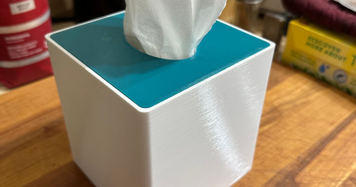 Kleenex Box Holder by cwholmes3 | Download free STL model | Printables.com