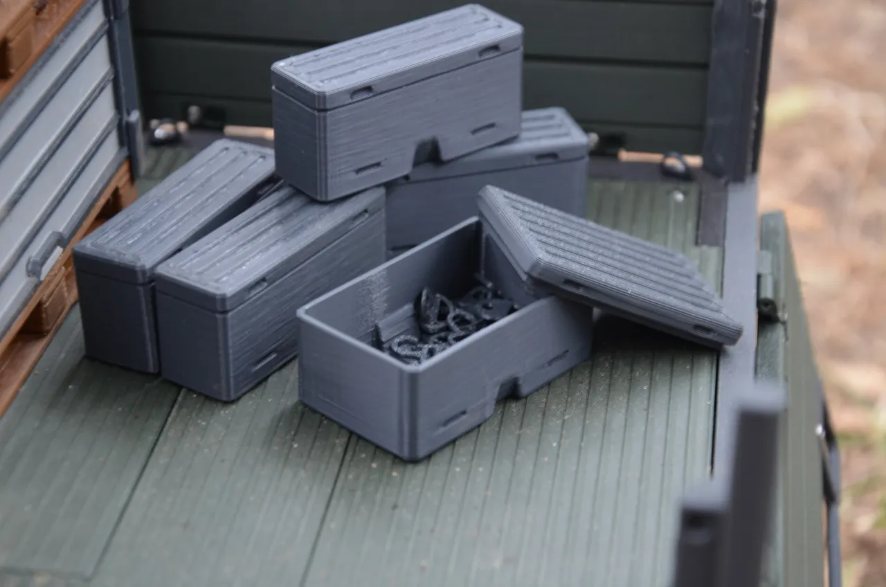 Box Crate Scale 1/10 by firstgizmo | Download free STL model ...