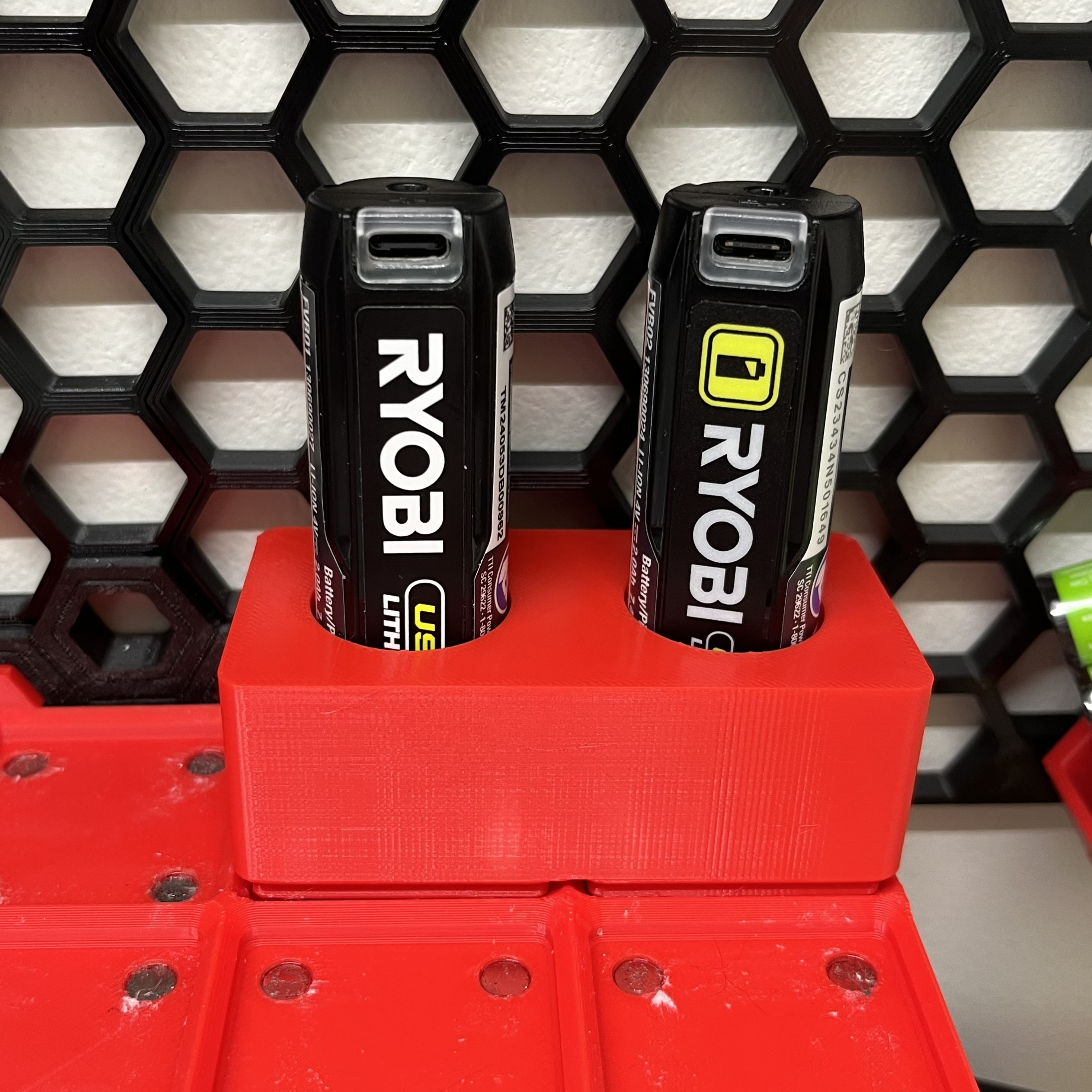 Ryobi 4v Battery Gridfinity 1x2x4 - USB C Up by Jeremy | Download free ...