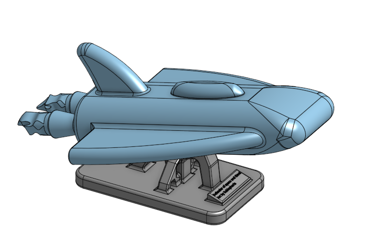 Star Glider v2 by Andreas Fløe Sørensen | Download free STL model | Printables.com