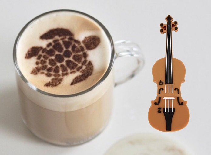 TURTLE - coffee stencil by Mgr. Pavel Krist | Download free STL model ...