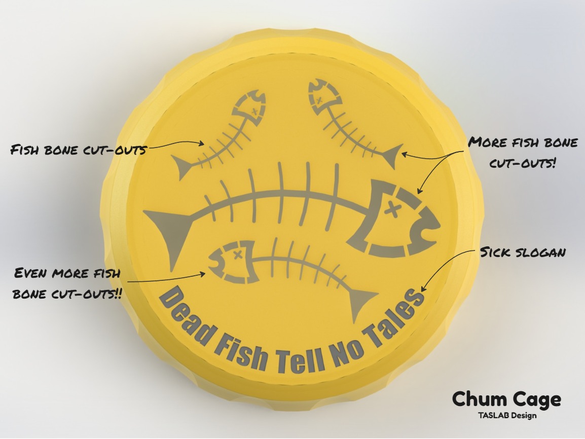Chum Cage by Thomas Aslak | Download free STL model | Printables.com