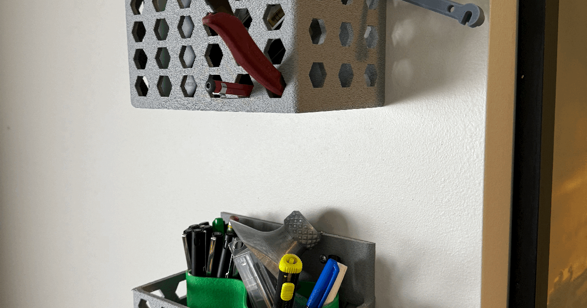 Wall mounted storage cubby by ShaneM | Download free STL model ...