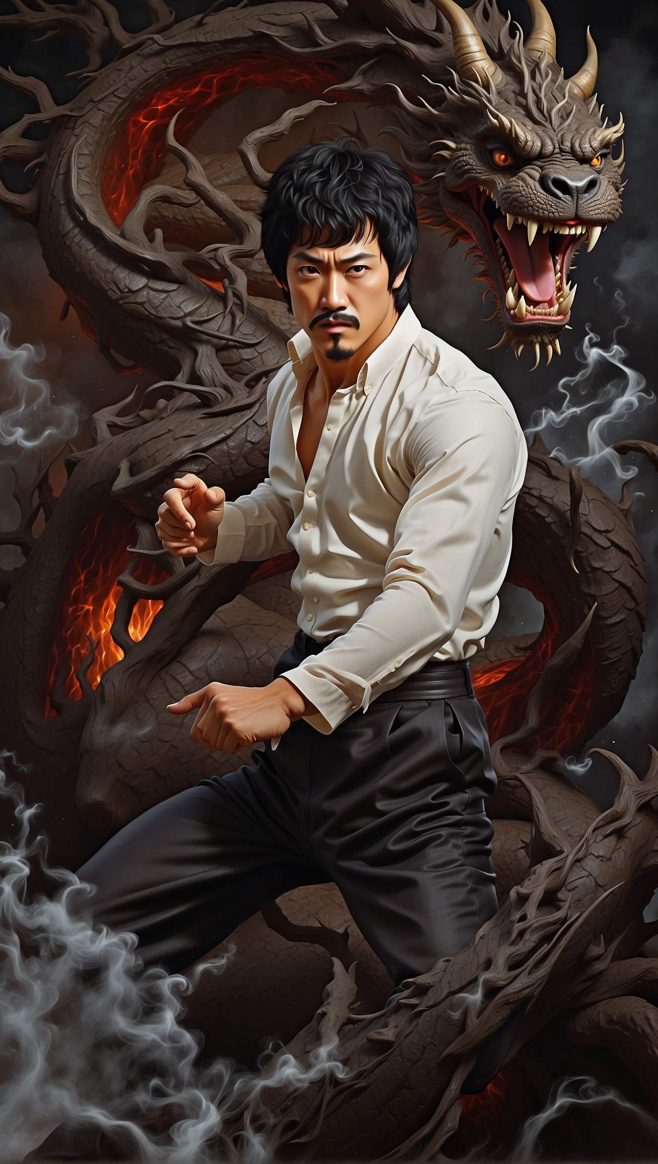 bruce lee hueforge by jorge roberto alonso | Download free STL model ...