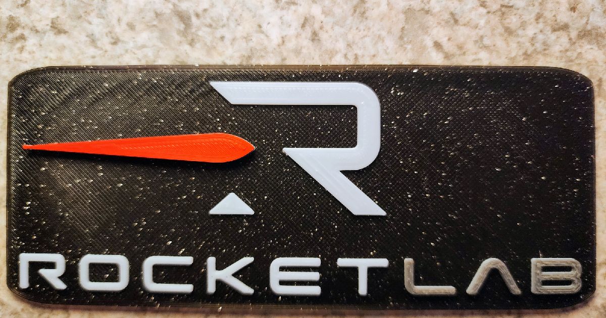 Rocket Lab Logo Plate by Dan23945 | Download free STL model ...