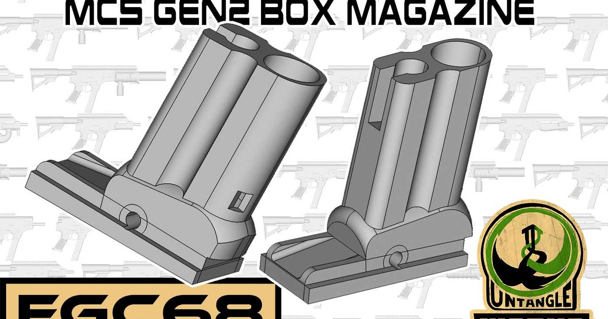 MCS gen2 box mag tower for FGC-68 TIPX lower by UntangleWORKS ...