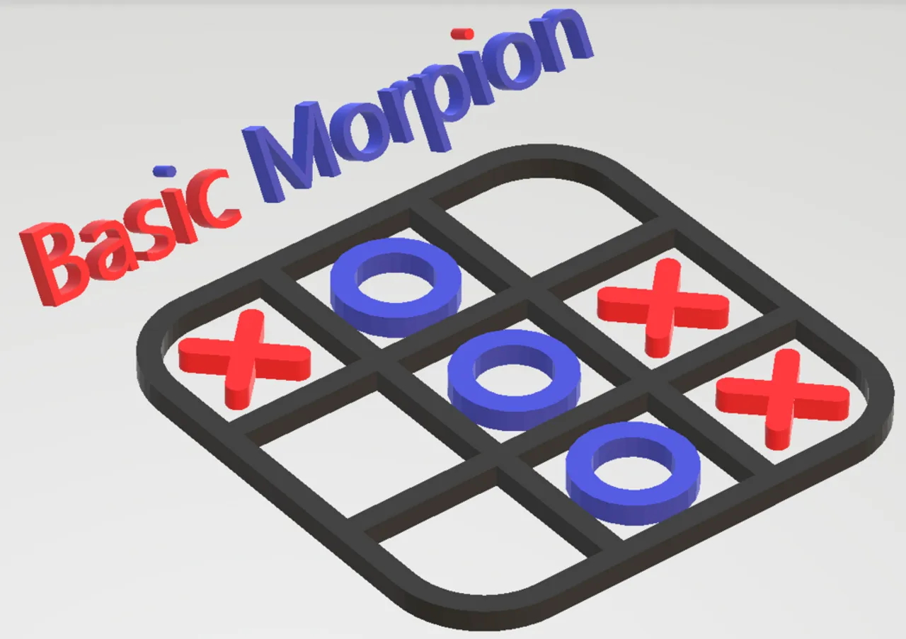 Basic Morpion (Tic tac toe) by Zenlayne | Download free STL model ...