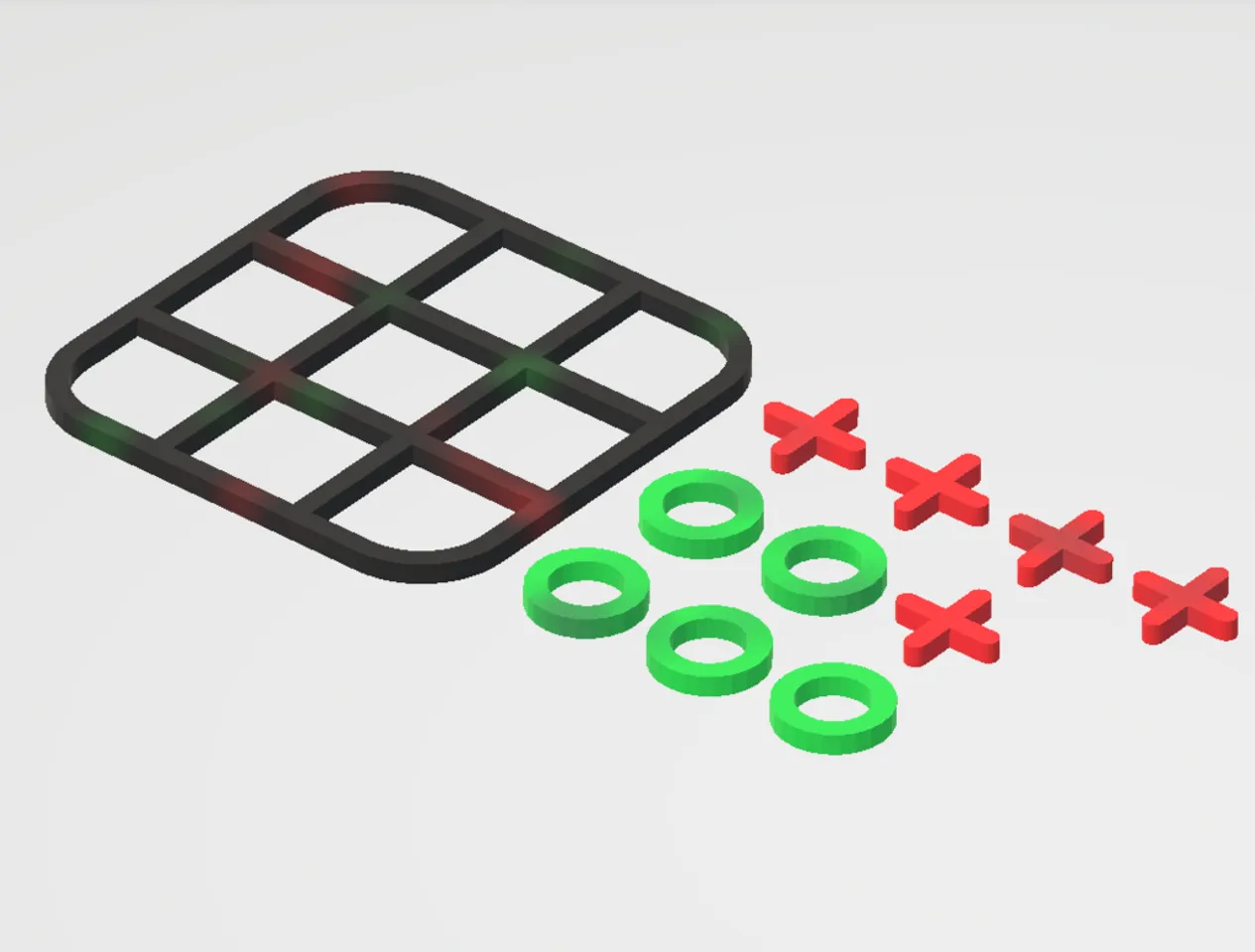 Basic Morpion (Tic tac toe) by Zenlayne | Download free STL model ...