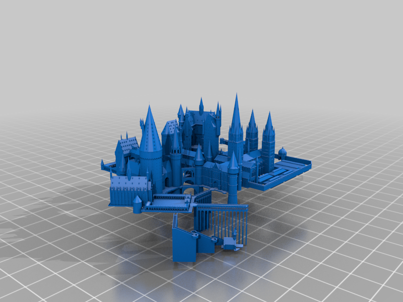 Hogwarts castle by Kryštoof | Download free STL model | Printables.com