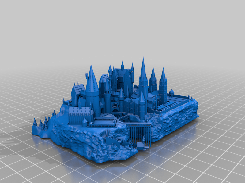 Hogwarts castle by Kryštoof | Download free STL model | Printables.com