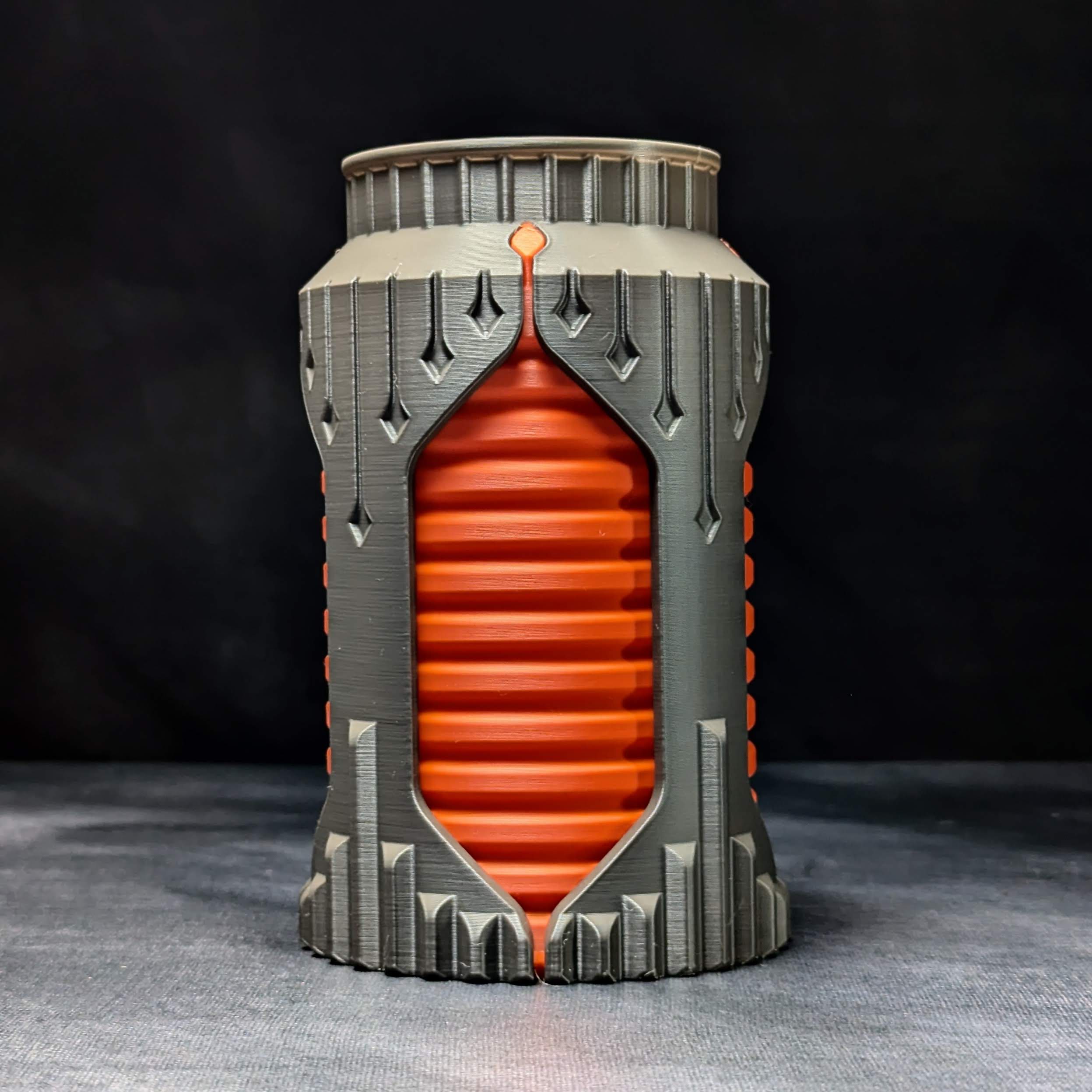 Corrugation Flask - Vase Mode Assembly! by Clockspring | Printables Store