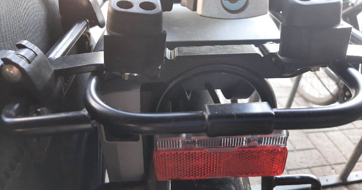 Sockel für Ortlieb Adapter für Travel-Biker/ Trunk-Bag by Winnie-HB ...