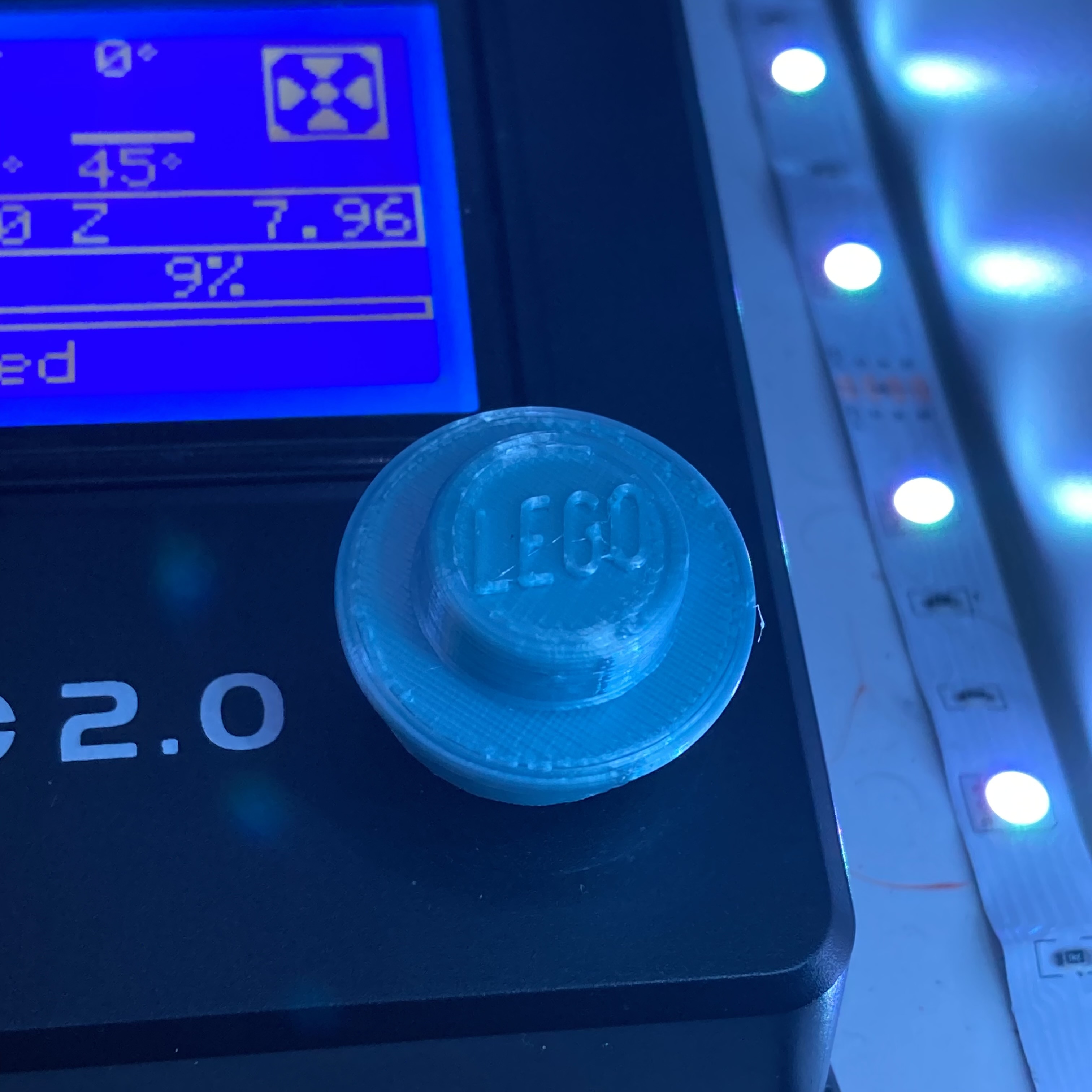 Lego lcd knob by Ethann | Download free STL model | Printables.com