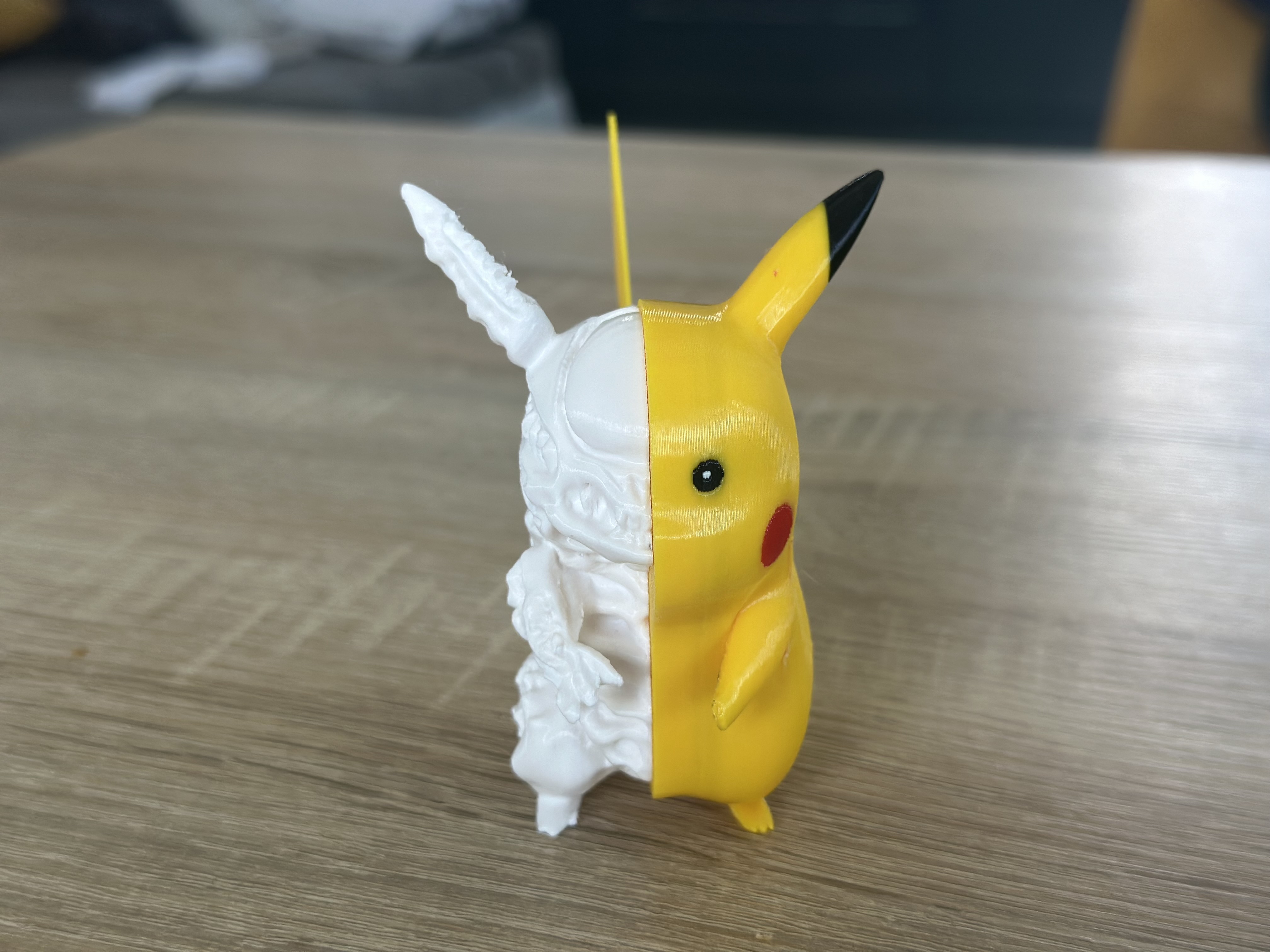 Pikachu half-sectioned alien by 3Dmar | Download free STL model ...