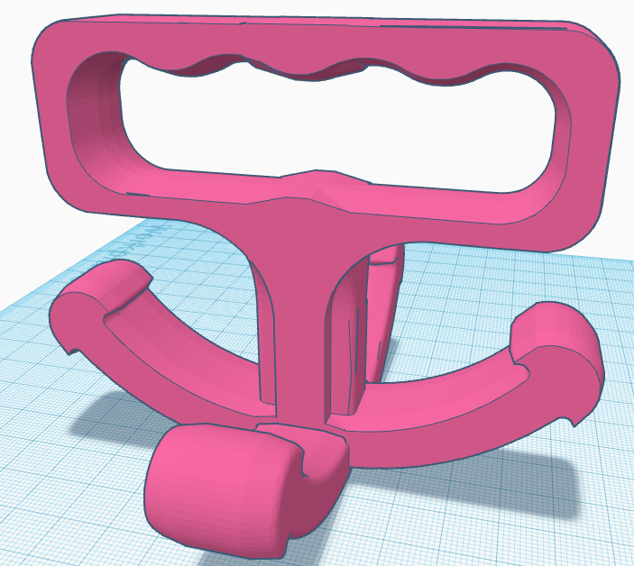 Grocery Bag Carrier Handle Doubled by SoccerDaGoat | Download free STL ...