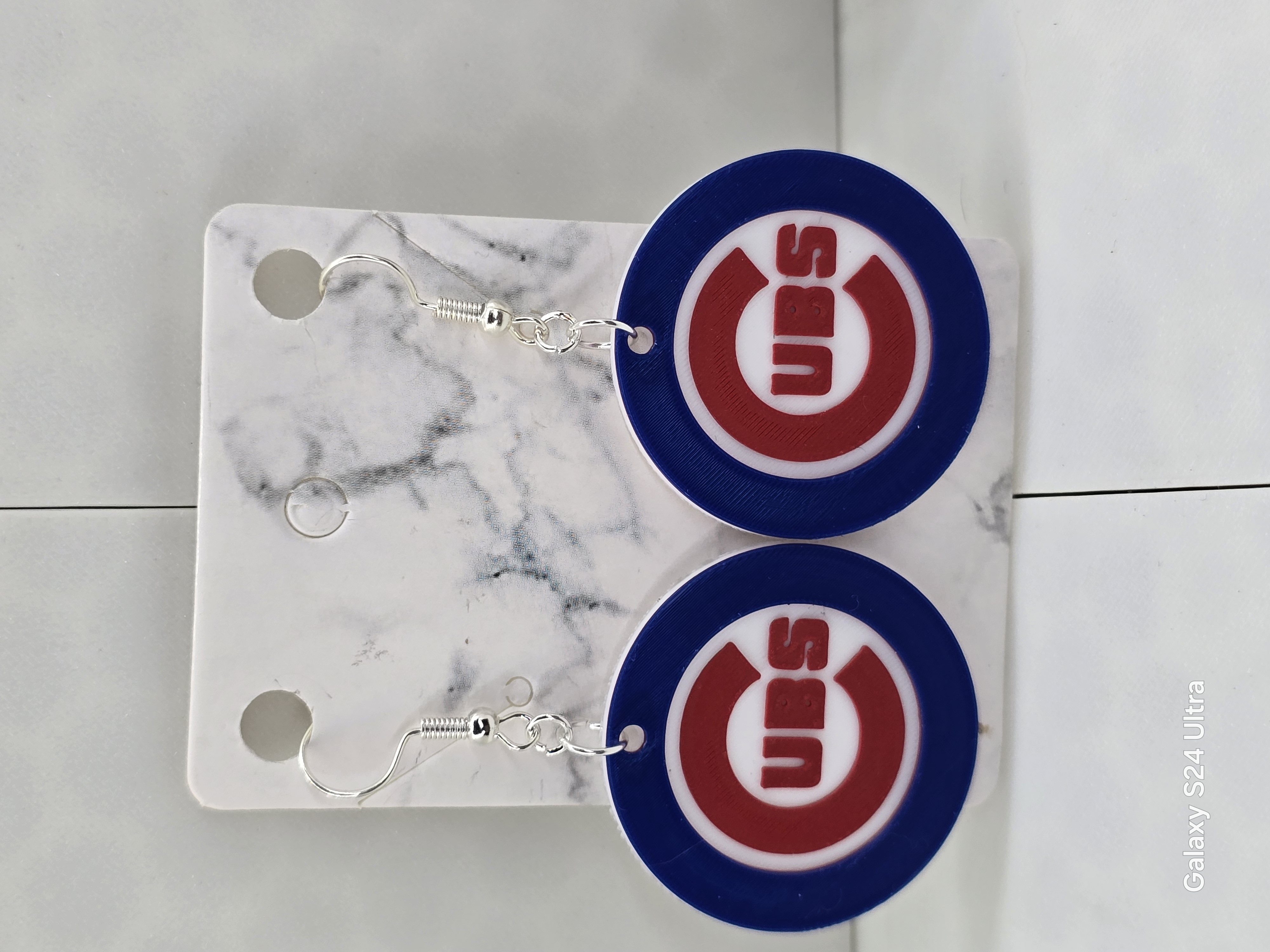 Chicago Cubs Earrings by Dohara | Download free STL model | Printables.com