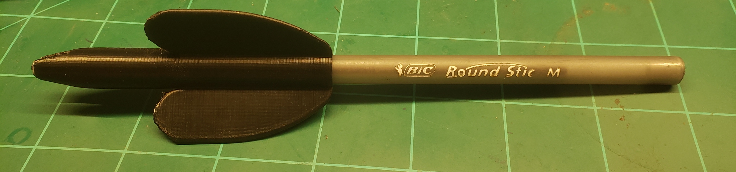 Finned Cap for Bic Round Stick Ink Pen by DarkAlgebra | Download free ...