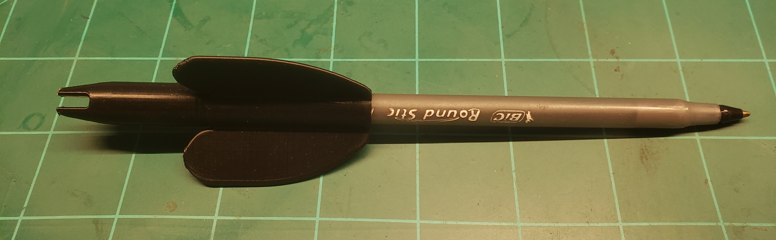 Finned Cap for Bic Round Stick Ink Pen by DarkAlgebra | Download free ...