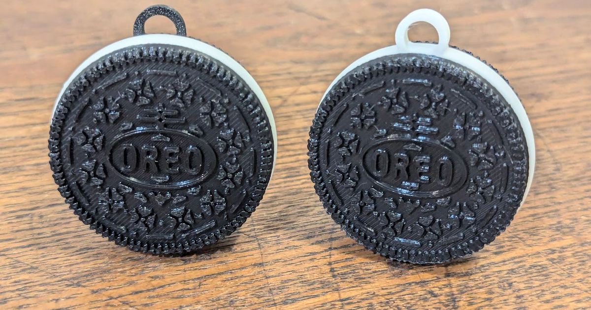 Super Clicky Oreo Spinner Keychain by sliverbaer | Download free STL ...