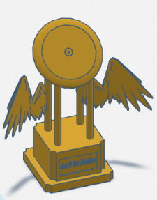 discus trophy by toasted_toddler | Download free STL model | Printables.com